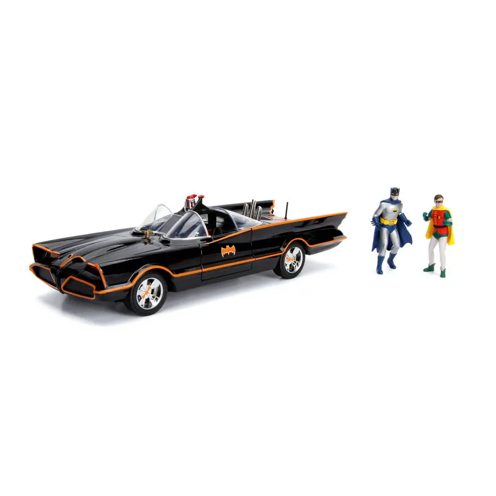 Batman Diecast Model 1/18 1966 Batmobile és figurák fény- és ...