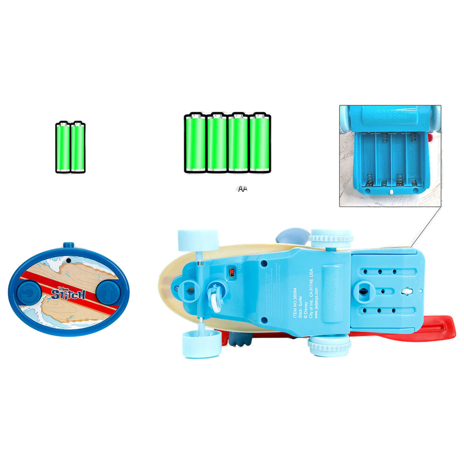 Disney Stitch távirányítós jármű | Fanbase Magyarország