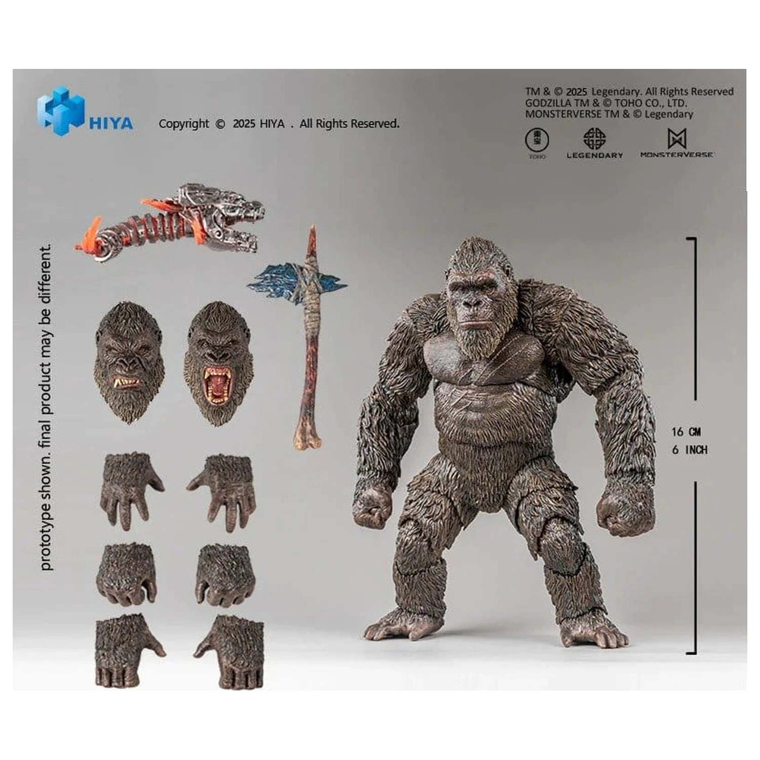 Godzilla vs. Kong Exquisite Basic Series akciófigura Kong 2.0 16 cm ...