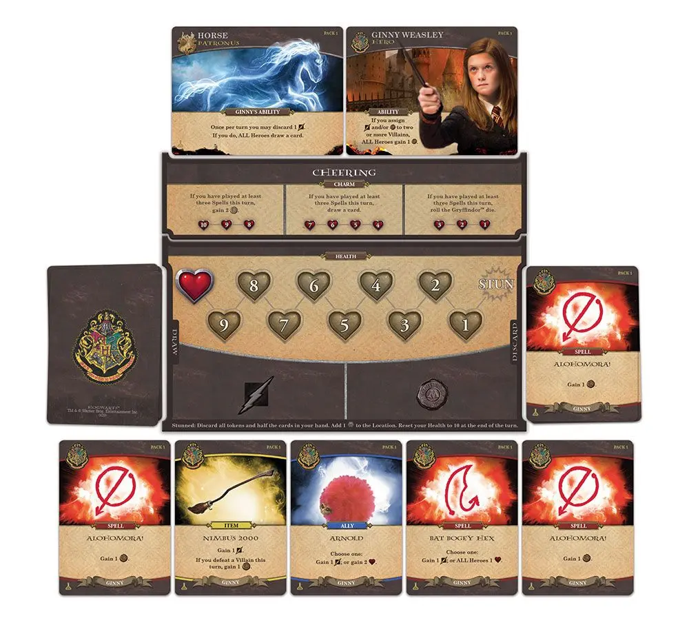 Harry Potter Deck-Building Card Game Hogwarts Battle The Charms and ...