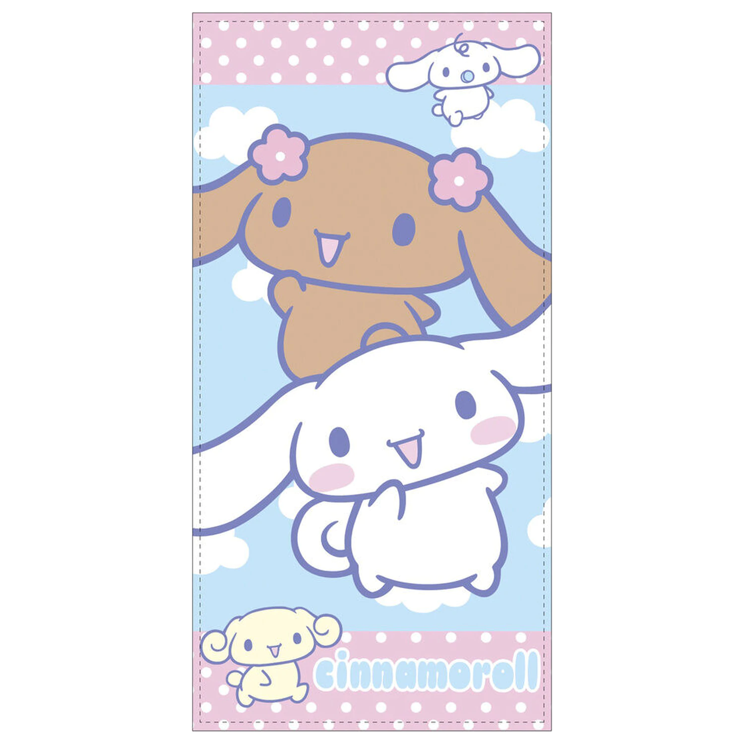 Hello Kitty Cinnamoroll mikroszálas strandtörölköző | Fanbase Magyarország
