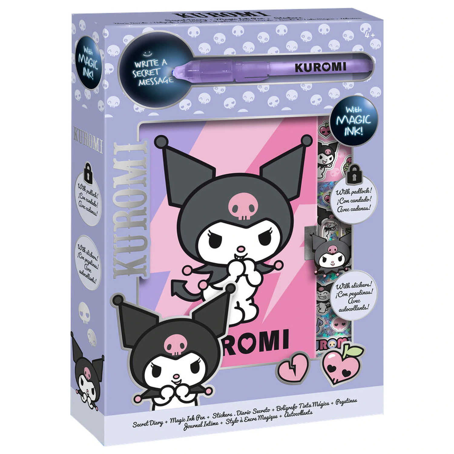 Hello Kitty Kuromi keményfedeles füzet és mágikus toll szett | Fanbase ...
