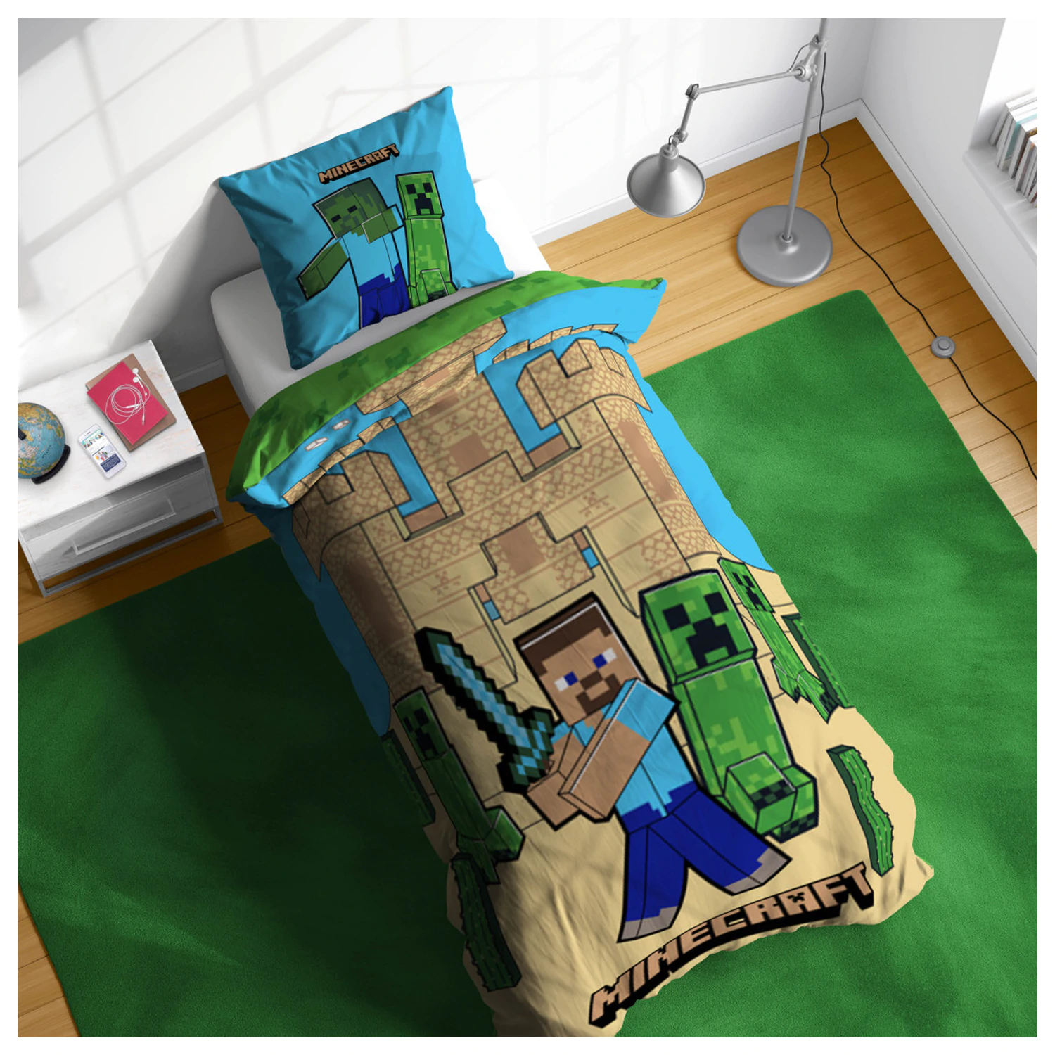 Minecraft Sand Castles ágyneműhuzat | Fanbase Magyarország