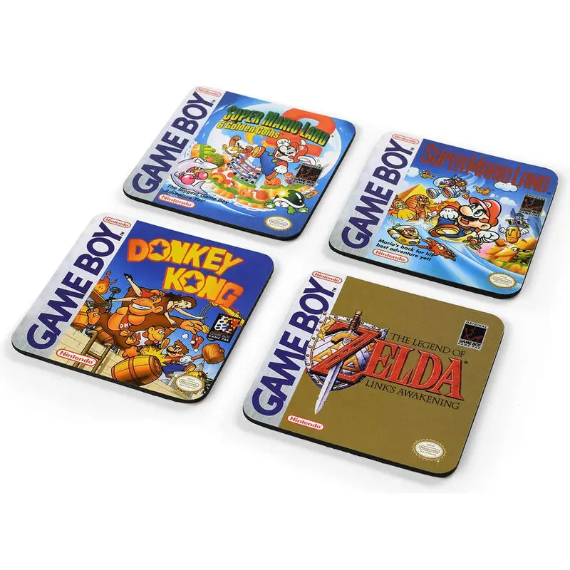 Nintendo Gameboy 4db-os poháralátét étkészlet | Fanbase Magyarország