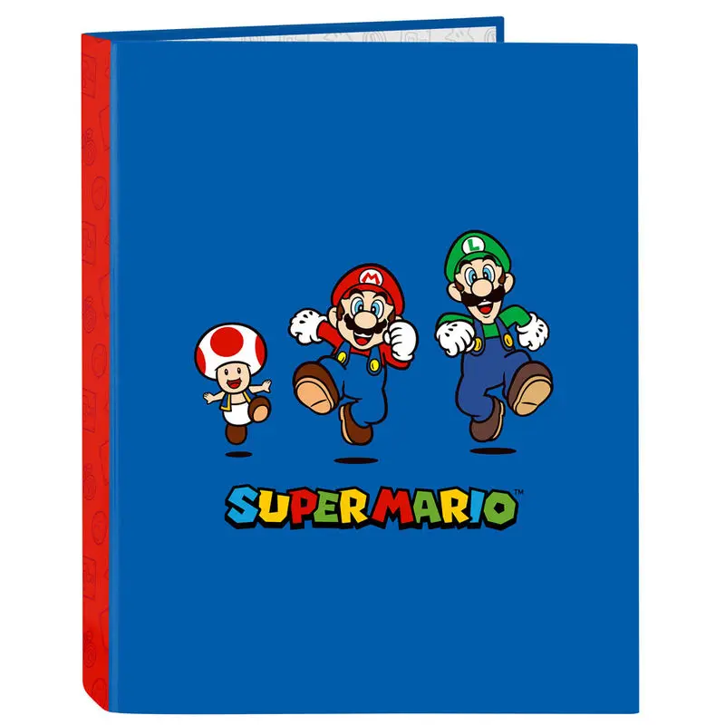 Super Mario Bros A4 gyűrűs irattartó mappa | Fanbase