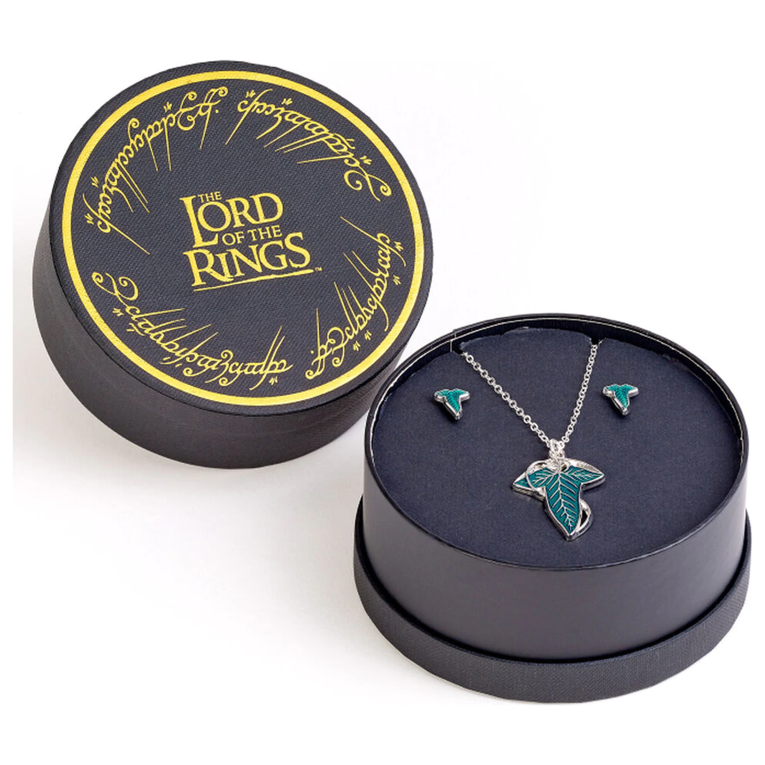 The Lord of the rings Leaf of Lorien fülbevalók és nyaklánc csomag ...
