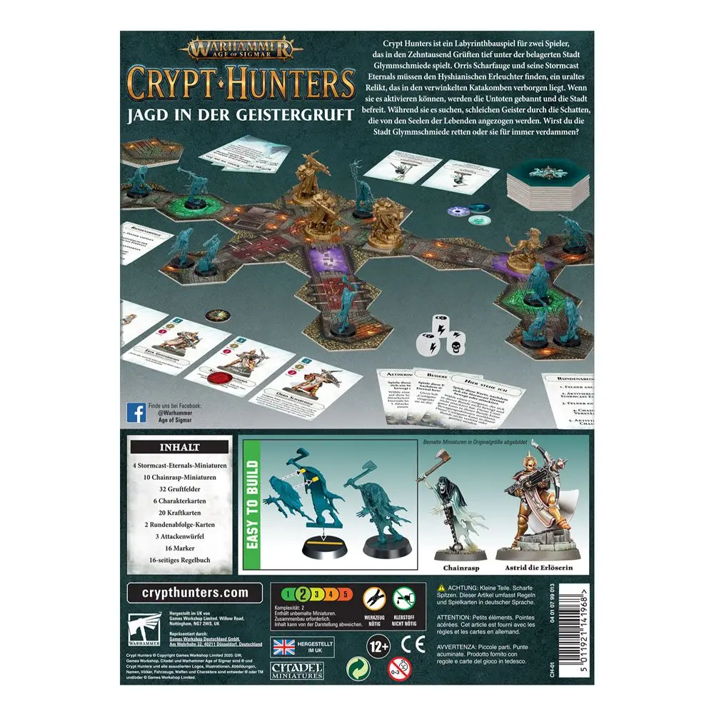 Warhammer Crypt Hunters: Jagd in der Geistergruft Német nyelvű ...